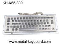 China IK10 USB 65Keys Industrial Panel Mount Keyboard 0.5mm Travel for sale