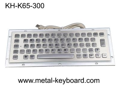China IK10 USB 65Keys Industrial Panel Mount Keyboard 0.5mm Travel for sale