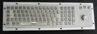 China Stainless Steel Keyboard With Trackball for sale