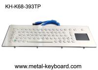 China 5V DC FCC PS/2 Stainless Steel Keyboard 393X133mm for sale