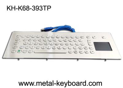 China 5V DC FCC PS/2 Stainless Steel Keyboard 393X133mm for sale