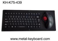China 5VDC Ergonomic Laser Industrial Keyboard With Trackball FCC USB for sale