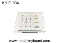 China 4x4 16 Keys Metal Keypad , Rugged stainless steel panel mount kiosk keypad for sale