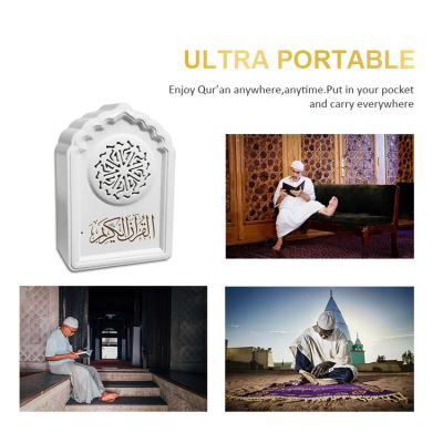 China Mini White Digital Mp3 Portable Quran Speaker Lamp for sale