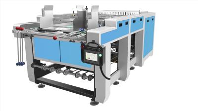 China 10-40m/Min Automatic V Grooving Machine Rigid Box Die Cutting Machine For Cardboard for sale