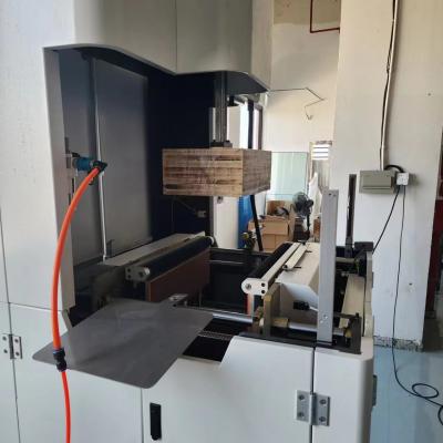 China High-Speed Gift Box Forming Machine 15-25PCS/MIN Rigid Box Wrapper for Luxury Packaging for sale