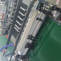 China High Speed Automatical Paper Gluing Machine With Feeder For Rigid Box Production Automatic Box Gluing Machine for sale