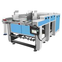 China Automatic Die Cutting and V Grooving Machine with 380V Power 2150*1450*1350mm Dimension and 10-40m/min Speed for sale