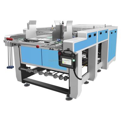 China Automatic Die Cutting and V Grooving Machine with 380V Power 2150*1450*1350mm Dimension and 10-40m/min Speed for sale