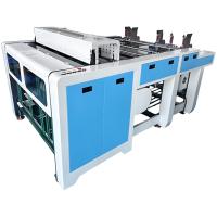 China High-Precision Automatic Die Cutting and V Grooving Machine with Automatic Correcting Structure and 10-40m/min Speed for sale