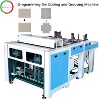 China High-Precision Automatic Die Cutting and V Grooving Machine with Automatic Correcting Structure and 10-40m/min Speed for sale