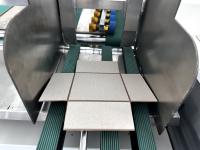 China High-Precision Automatic Die Cutting and V Grooving Machine with Automatic Correcting Structure and 10-40m/min Speed for sale