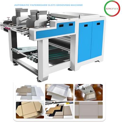 China Automatic V Grooving Machine with High Precision PLC Control and 10-80m/min Notching Speed for sale