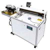 China Semi Auto Pneumatic Grooving Machine with 0.05mm Accuracy and 80-135° Adjustable Groove Angles for Precision Die-Cutting for sale