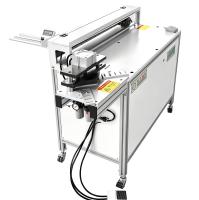 China Semi Auto Pneumatic Grooving Machine with 0.05mm Accuracy and 80-135° Adjustable Groove Angles for Precision Die-Cutting for sale
