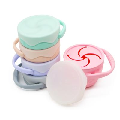 China BPA Free Water Sheet No Collapsible Silicone Baby Snack Cup Toddler Kids Baby Food Puddle Collapsible Baby Collapsible Snack Cups for sale