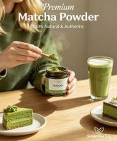 China Bulk Industrial Pure Matcha Powder Food Beverage Manufacturing Color Retention Heat Stability for sale