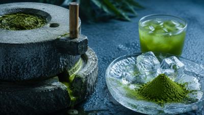 China Ceremonial Grade Shade-Grown Organic Tencha Matcha Raw Material for Premium Green Tea Powder for sale