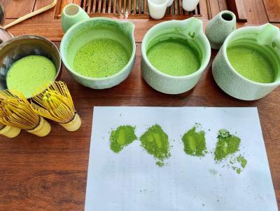 China Ceremonial Grade Tencha Matcha with Umami Flavor and Shade-Grown Green Tea Powder for Latte and Desserts for sale