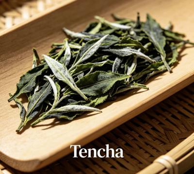 China Organic Ceremonial Grade Tencha Matcha Raw Material with Vibrant Green Color for Matcha Processing for sale
