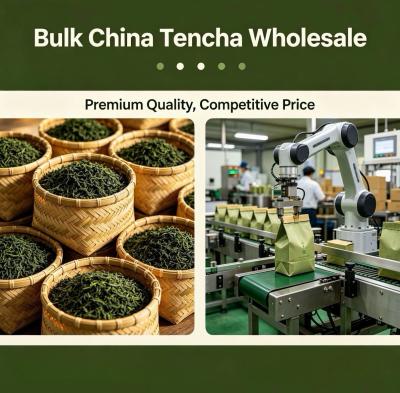 China EU Standard USDA Organic Certified Vibrant Green Matcha Raw Material and Tencha Green Tea for Export for sale