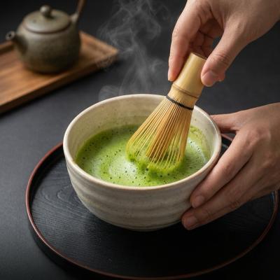 China Smoothie Grade Pure Matcha Powder Stone-Ground Green Tea with Umami-rich Flavor for Blends and Beverages for sale