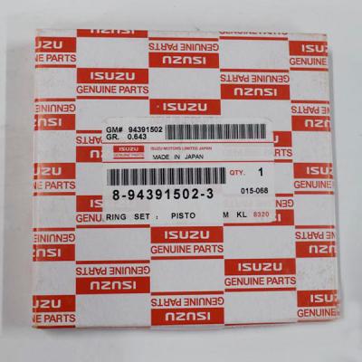 China Original Diesel Engine Piston Ring Kit 8980171660 for Hitachi ZX200-3 4HK1 6HK1 95-135mm for sale