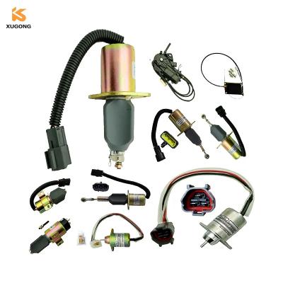 China 6CTA Diesel Engine Fuel Shut Off Solenoid Valve 24V 3977620 for Excavator for sale