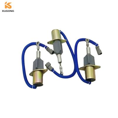 China Komatsu 6743-81-9141 Stop Solenoid for Excavator WA380-5 PC350-7 PC300-7 24V for sale