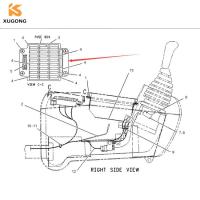 China 1114812 111-4812 Engine Fuse Box Base for 320B Excavator 0.1KG for sale