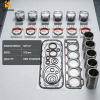 China 6BT 5.9 Engine Rebuild Kit Overhaul Gasket Set with Piston Ring for Komatsu PC200-6 Hyundai R210-5 Excavator for sale