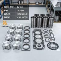 China 3306 Engine Overhaul Kit Wet Cylinder Liner Piston Kit for CAT 320 330B D6D Bulldozer Parts for sale