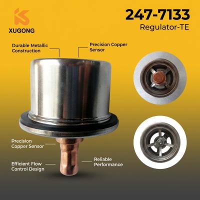 China Excavator Thermostat 2477133 for CAT E3306 Construction Machinery Parts 100% New for sale