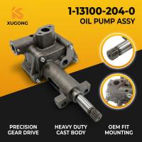 China Engine Oil Pump Assembly 1-13100-204-0 for Isuzu 6BD1T 6BG1T Hitachi EX200-5 ZX230 SH220 Excavator for sale