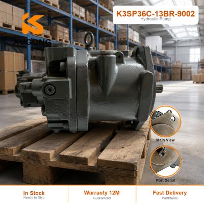 China K3SP36C-13BR-9002 Kawasaki Mini Excavator High Pressure Hydraulic Piston Pump Assy Factory Direct for sale