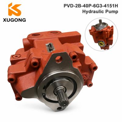 China PVD-2B-40P-6G3-4151H Nachi Excavator Hydraulic Main Pump Fit YC35 PC40 ZX40 Mini Digger Factory Supply for sale