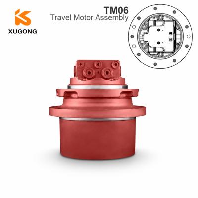 China TM06 9 9H Travel Motor Assembly for 6 Ton Excavator Final Drive Gearbox Replacement for sale