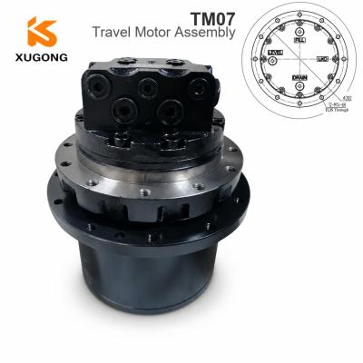 China TM07 Hydraulic Travel Motor fit PC60-7 PC75 SK60 SY75 6-7 Ton Excavator Final Drive for sale