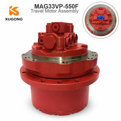 China MAG33VP-550F Travel Motor fit Hitachi ZX55 ZX60 Kubota KX155 5-6 Ton Excavator Final Drive for sale