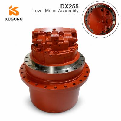 China Doosan DX255 DX255LC DX255LC-5 Excavator Travel Motor Final Drive Assembly Gearbox Replacement for sale