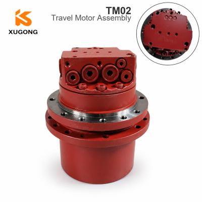 China TM02 Hydraulic Travel Motor Final Drive Assy fit 1.5-2.5 Ton Mini Excavator for sale
