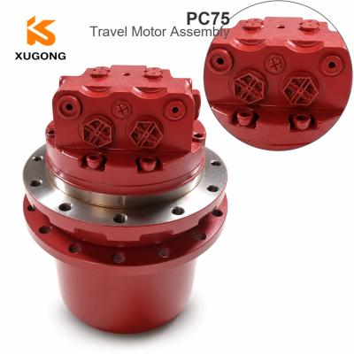 China PC75 Travel Device Motor Final Drive Gearbox Crawler Excavator Replacement for sale