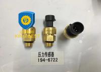 China 1946722 Brass Oil Pressure Sensor for Caterpillar 322C Excavator - 3-6 Month Warranty, In Stock for sale