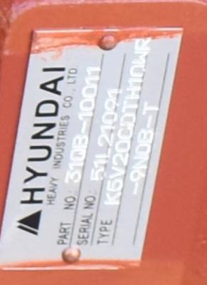 China Hyundai R520-9 Excavator Hydraulic Pump 31QB-10011 K5V200DTH 280cc High Pressure for sale