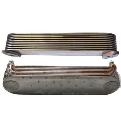 China Excavator PC400-8 6D125 Engine Oil Cooler Radiator 6152-62-2210 for Construction Machinery for sale