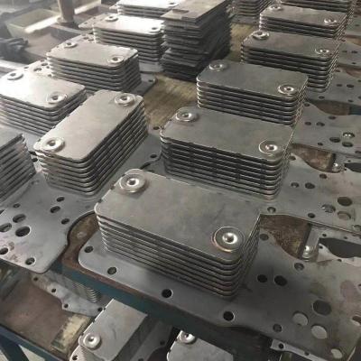 China SAA4D107E-1 SA6D107 Engine Oil Cooler 6754-61-2110 Cooling System for PC220-8 Excavator for sale