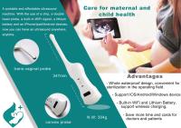 China 3 in 1 Wireless Convex Phased Array Linear Transvaginal Array  Color Doppler Ultrasound Scanner for sale
