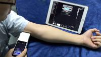 China Wireless Linear Array Ultrasound Probe Handheld Wifi Ultrasound Scanner Price for Sale for sale