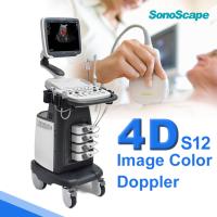 China Sonoscape S12 Trolley Color Doppler System Digital Color Doppler Ultrasound System Pregnancy Scanner for sale