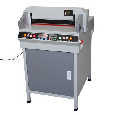 China Garment Shops WD-450VSG+ Maker Numerical-Control 450mm Professional Electric Paper Cutter for sale